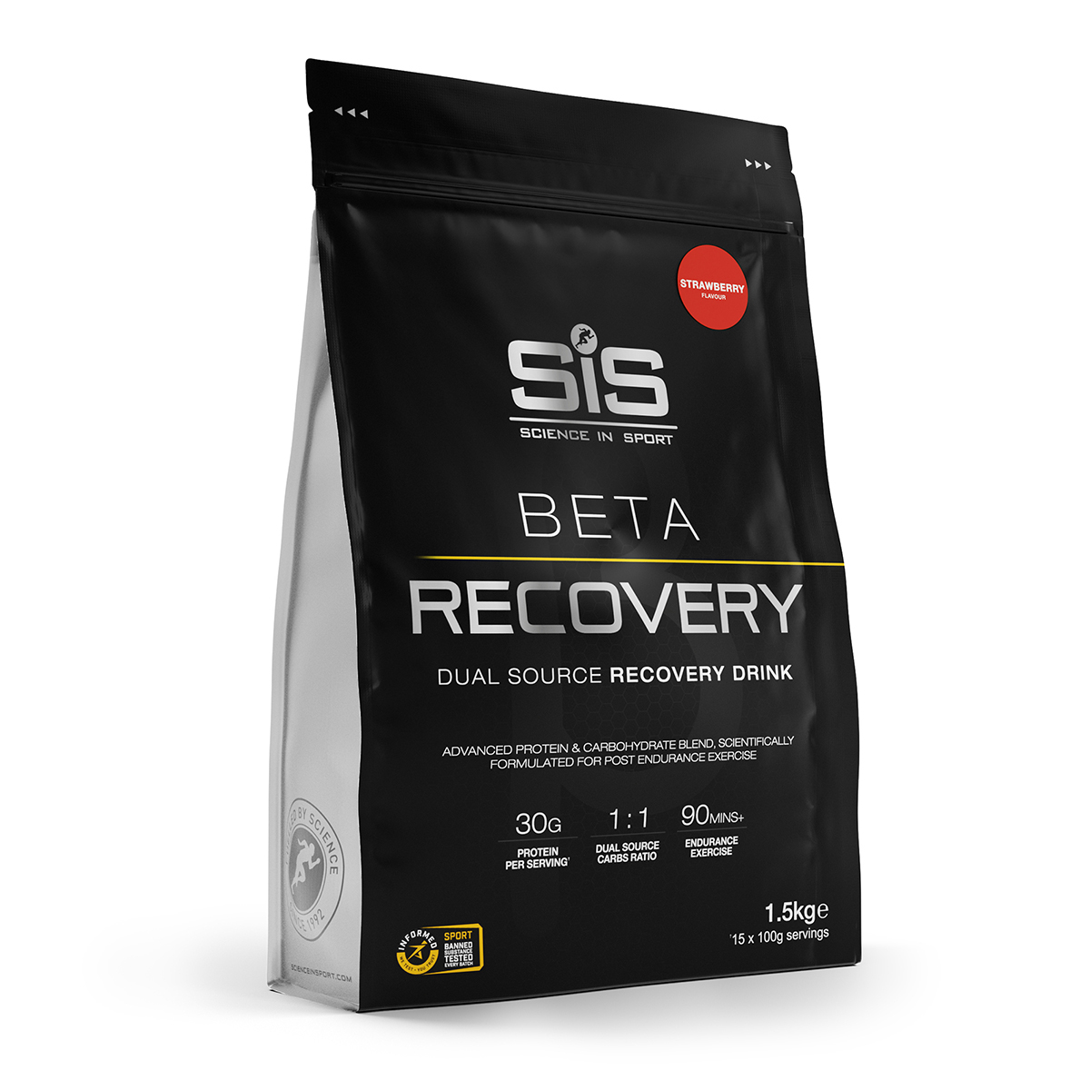 Sis Beta fuel recovery fraise 1.5kg | 49.99 € - Culture Vélo