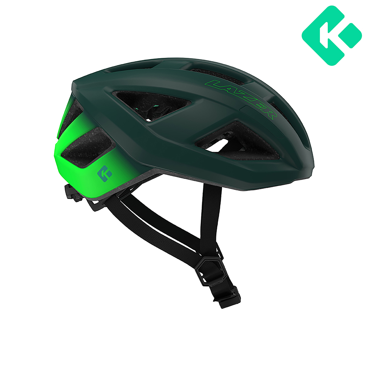 Lazer Casque tonic kineticore deep green flash au meilleur prix avec ...