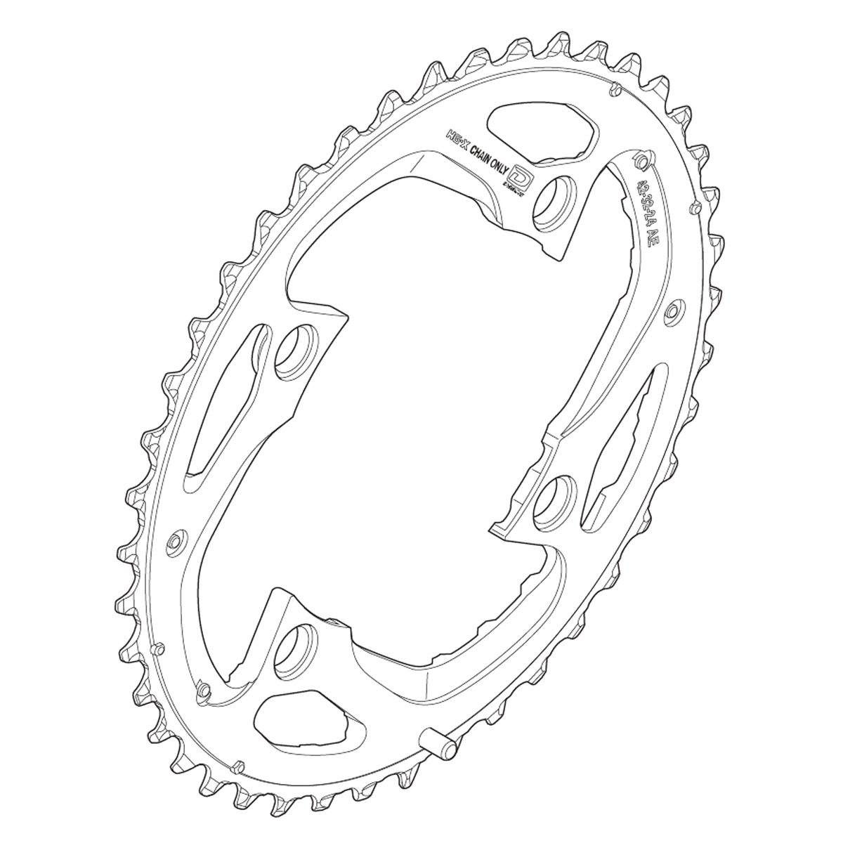 Shimano Deore xt plateau 42t pour fc-m780 | 91.49 € - Culture Vélo